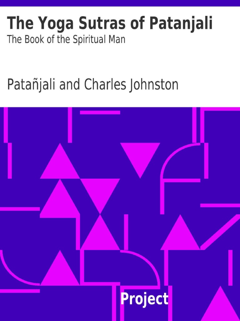 The Yoga Sutras of Patanjali | PDF | Soul | Mind