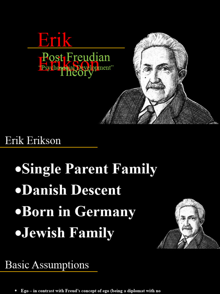 Erikson Post Freudian Theory | PDF | Behavioural Sciences | Psychology