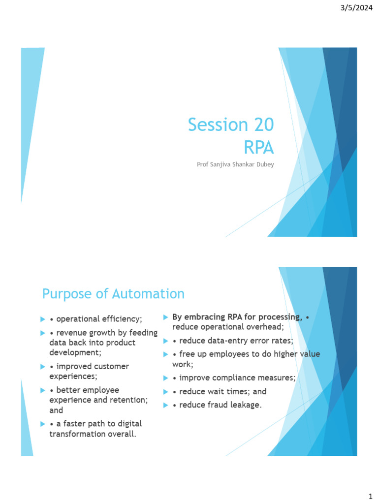 20 Etps Rpa | PDF | Automation | Business