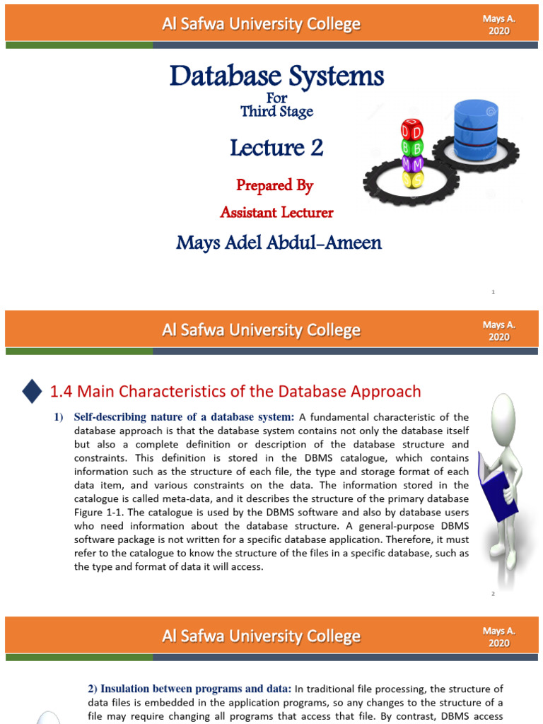 DB Lectures | Download Free PDF | Databases | Conceptual Model