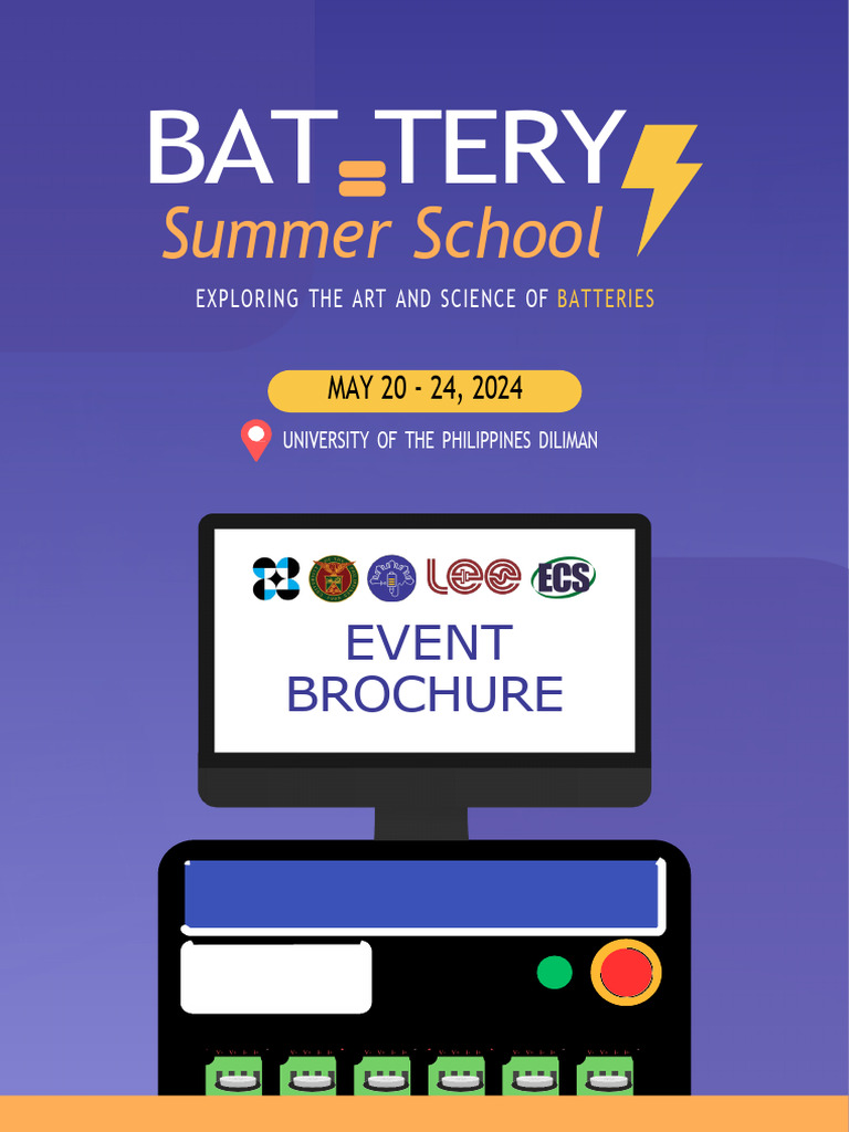 Battery Summer School (Event Brochure) | PDF | Anode | Electrode