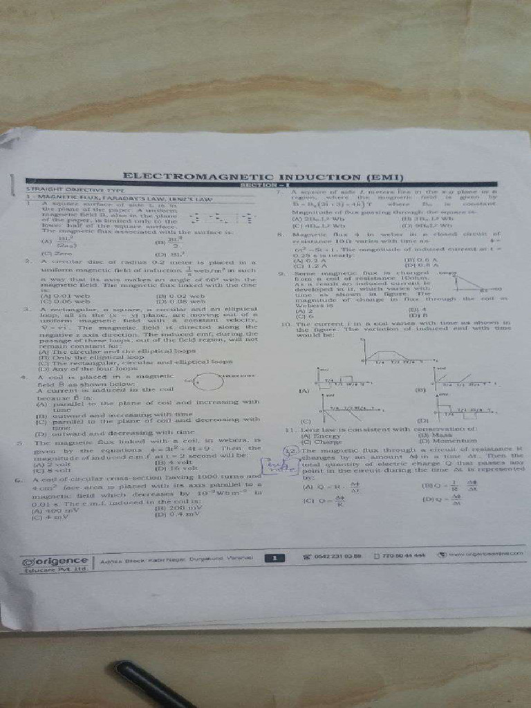 EMI Short Note Question S | PDF