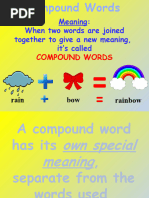Rainbow Compound Words Activity | PDF | Language Arts & Discipline