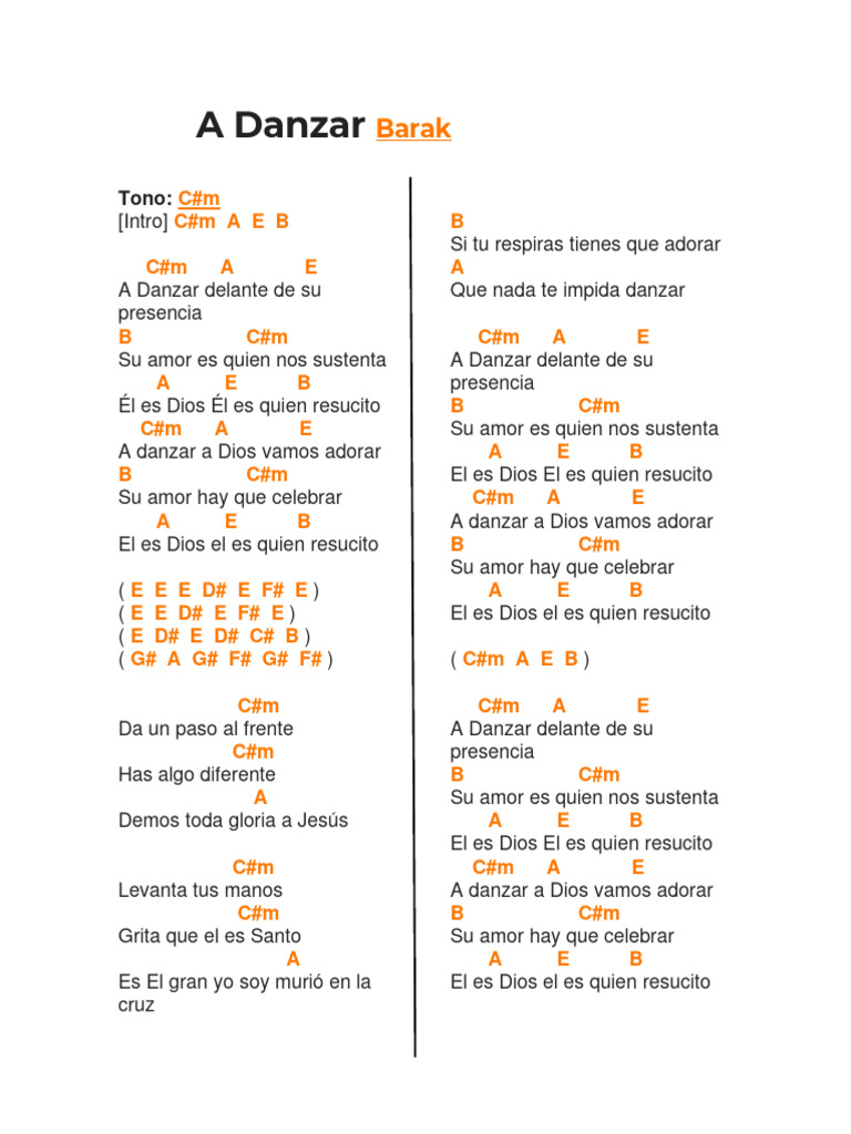 A Danzar Barak | PDF