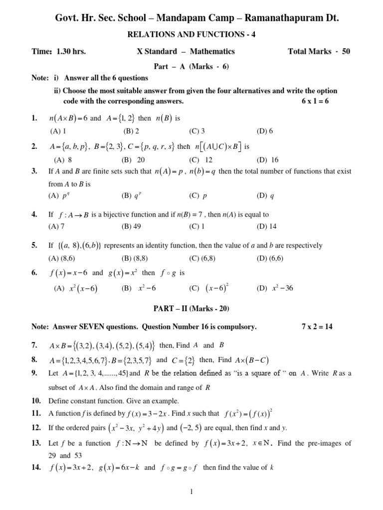 Unit-1 (EM) - 50 Marks - 4 | PDF | Function (Mathematics) | Fahrenheit
