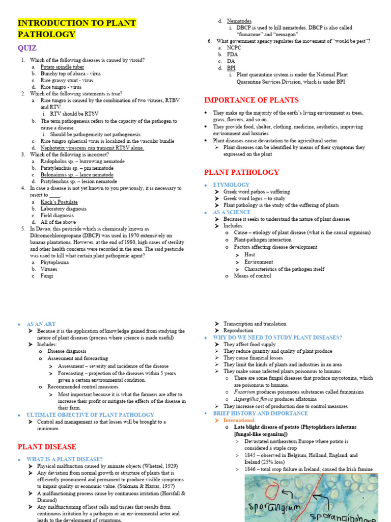 3.1. Crop Protection_Plant Pathology | PDF | Fungus | Pathogen
