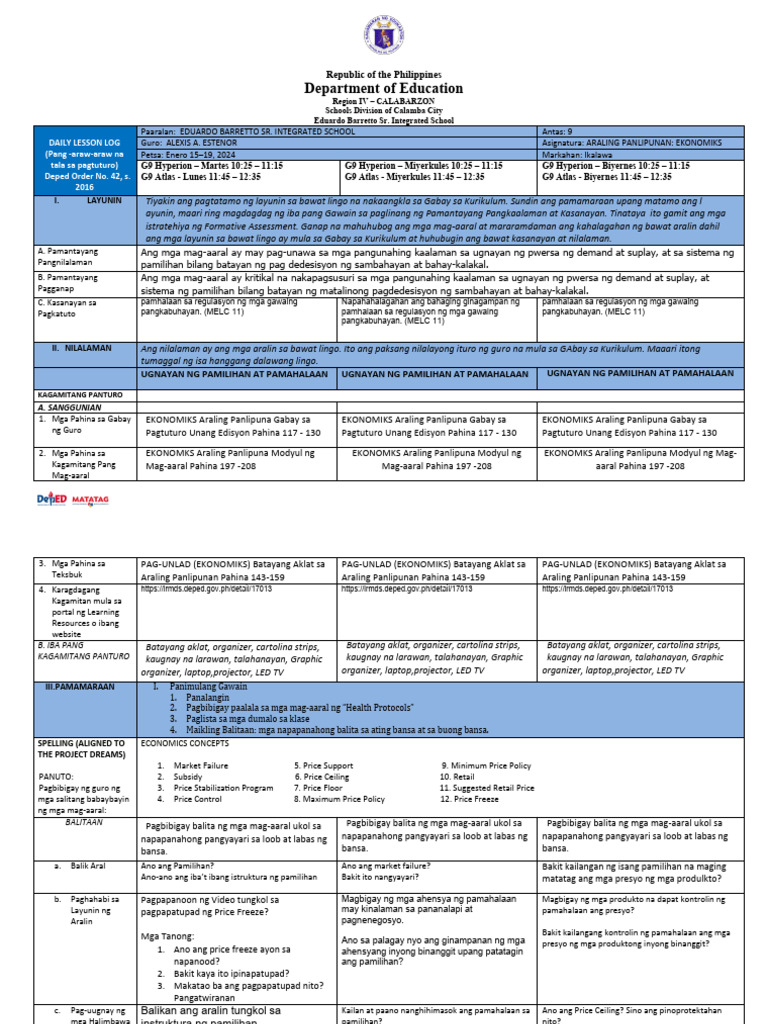 Ap 9 Dll-Q2-Week 8 | PDF