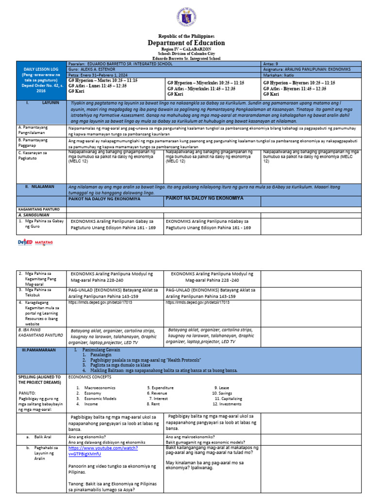Ap 9 Dll-Q3-Week 2 | PDF