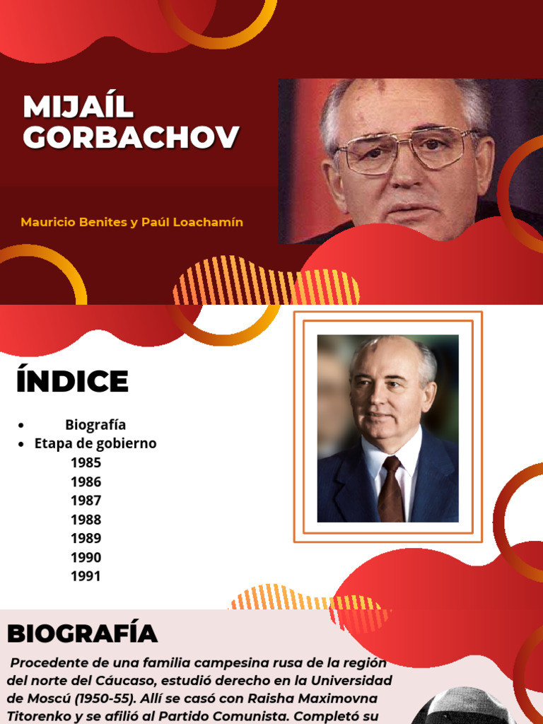 Mijaíl 20240520 225751 0000 | PDF | Mikhail Gorbachev | Unión Soviética