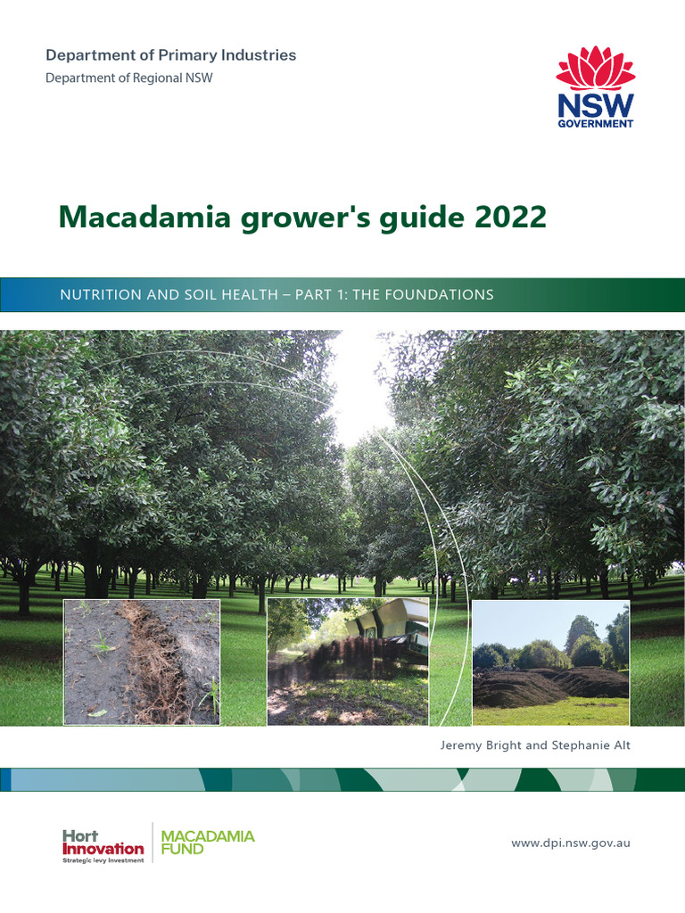 Macadamia Growers Guide Foundations | PDF | Soil | Fertilizer