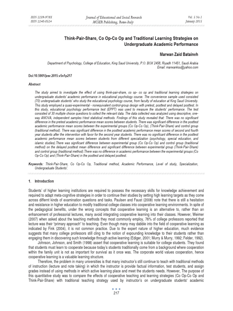 TPS 2 | PDF | Learning | Educational Psychology