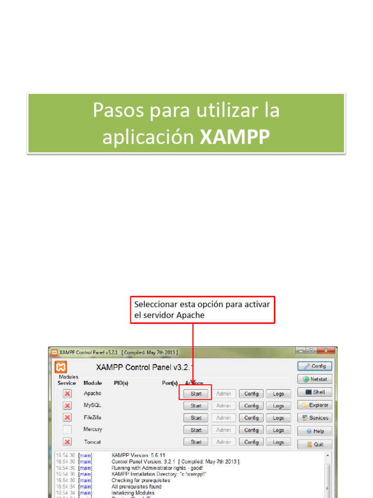 Tutorial de Xampp | PDF