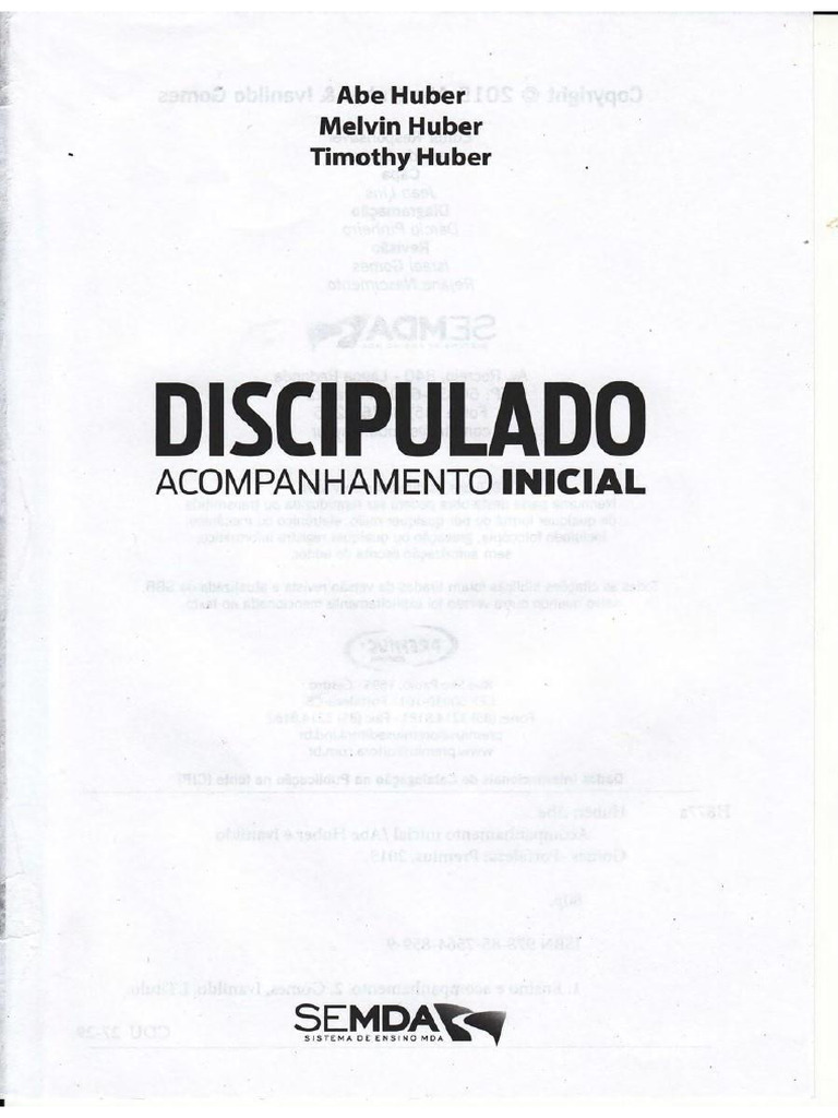Material Discipulado MDA Adaptado | PDF