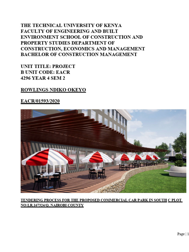 1 Tendering Process | PDF | Employment | Business