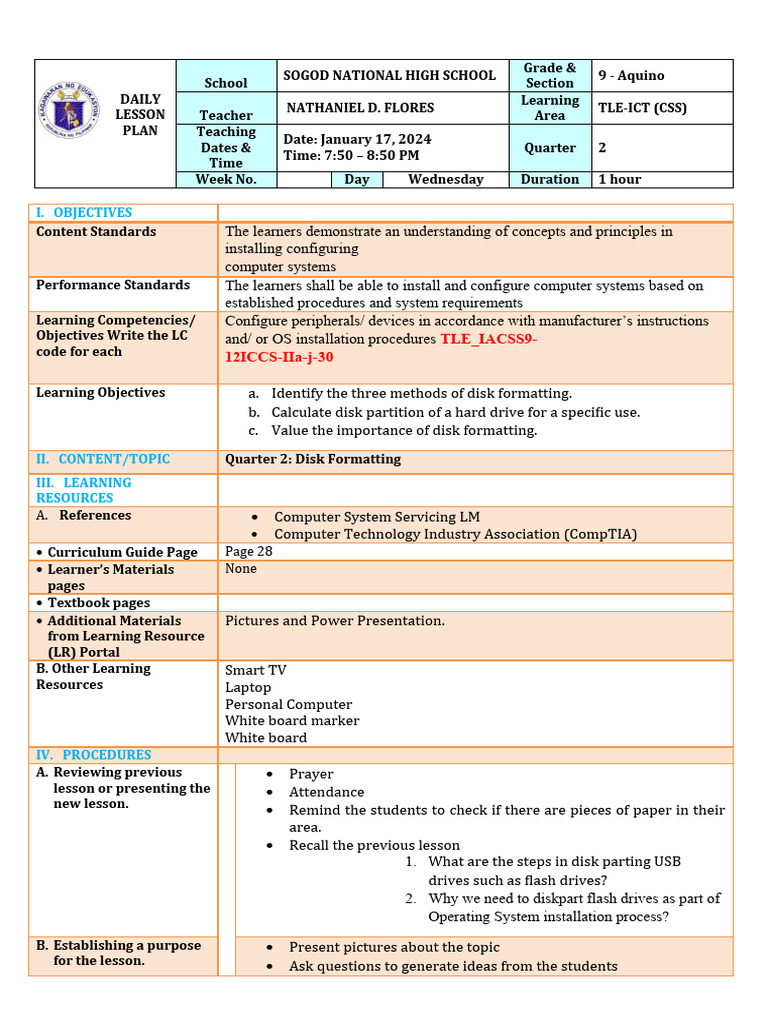 COT2 Diskformatting | PDF | Computer File | File System