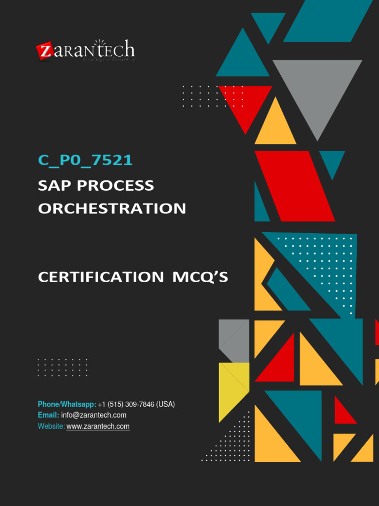 C - PO - 7521 - SAP Process Orchestration | PDF | Business Process ...