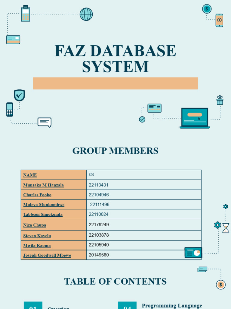 FAZ Database System | PDF