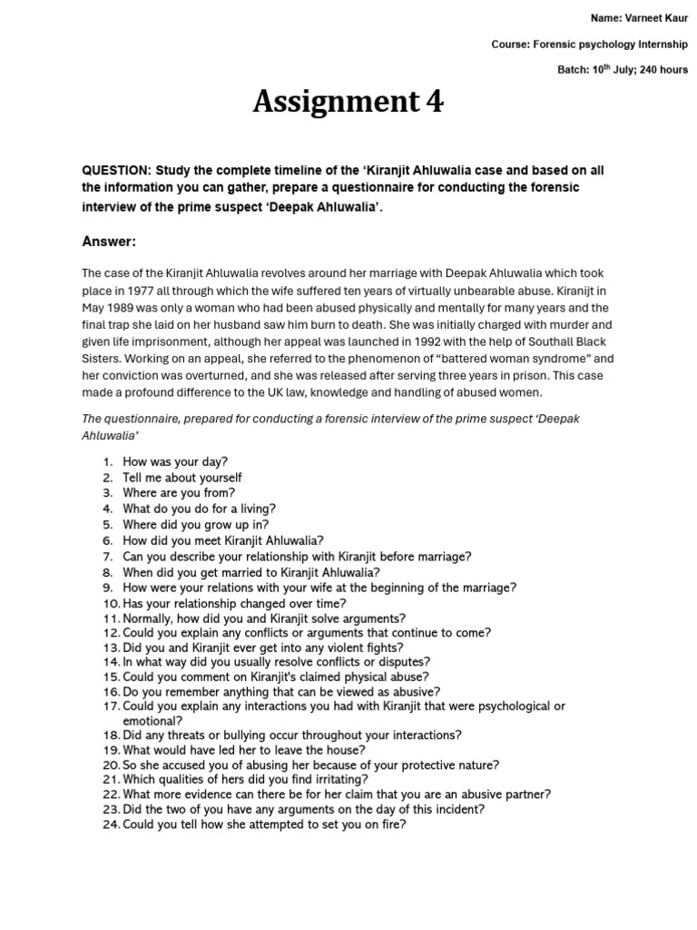 Assignment 2 | PDF | Aggression | Psychology