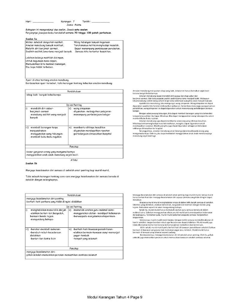 Modul Penulisan-9 | PDF