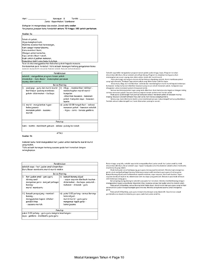 Modul Penulisan-10 | PDF