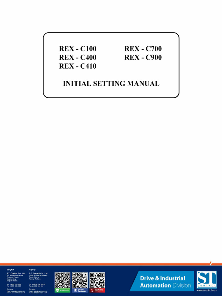 Temperature REX-C Series Setting Manual | PDF | Parameter (Computer Programming) | Relay