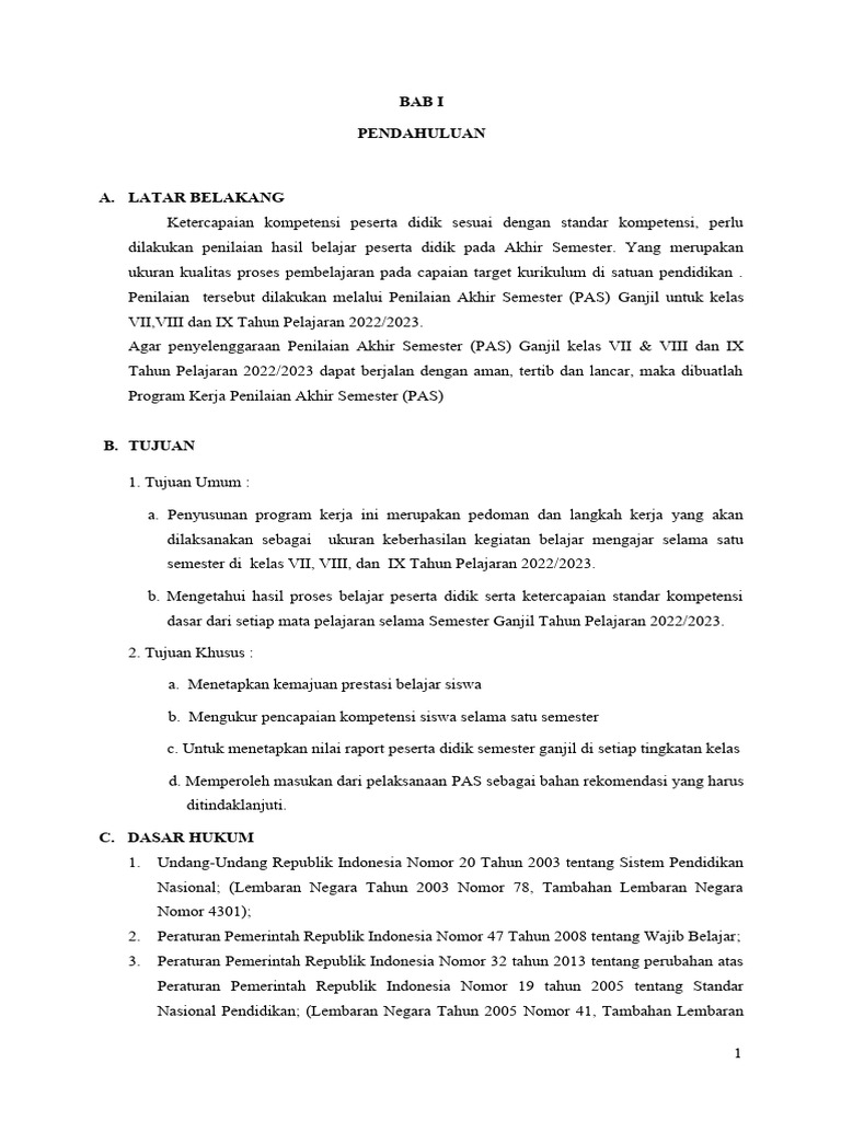 Program Pas 2223 | PDF