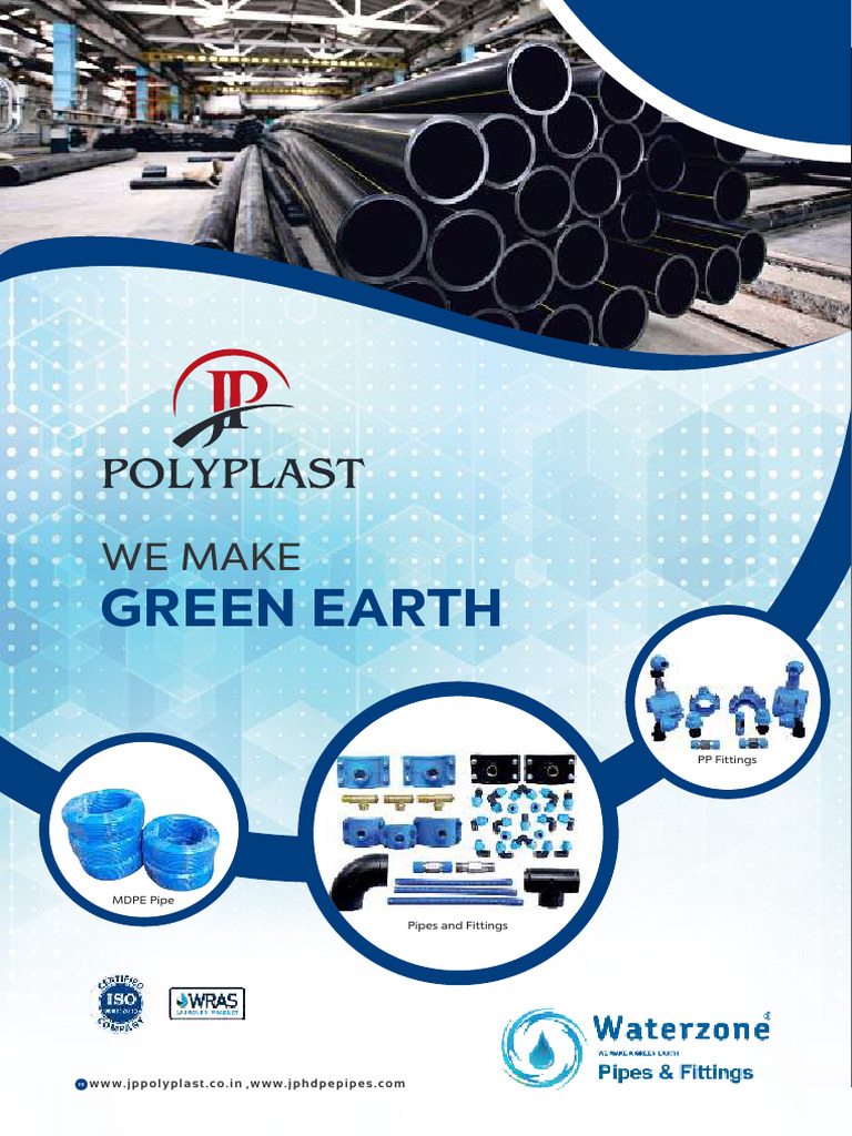 JP Polyplast Signle Pages | PDF | Pipe (Fluid Conveyance) | Polyethylene