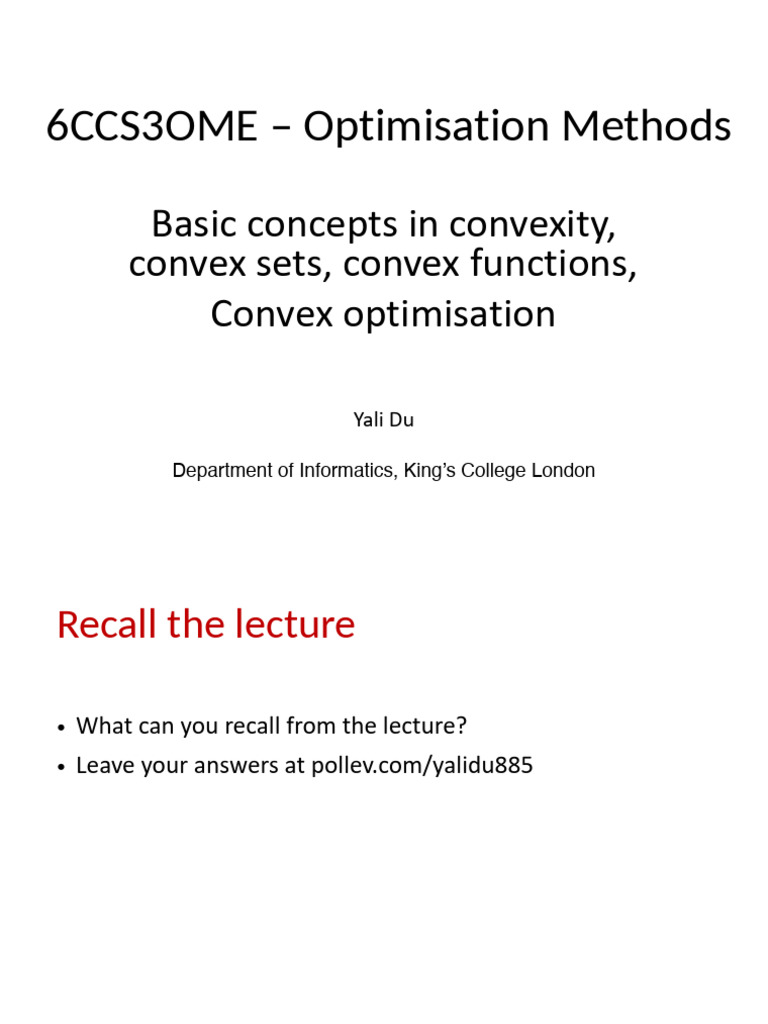 LGT2 | PDF | Mathematical Optimization | Convex Geometry