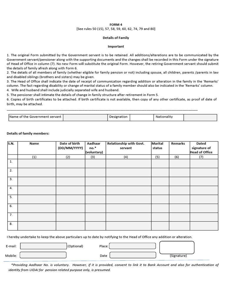 Form 4 | PDF | Social Institutions
