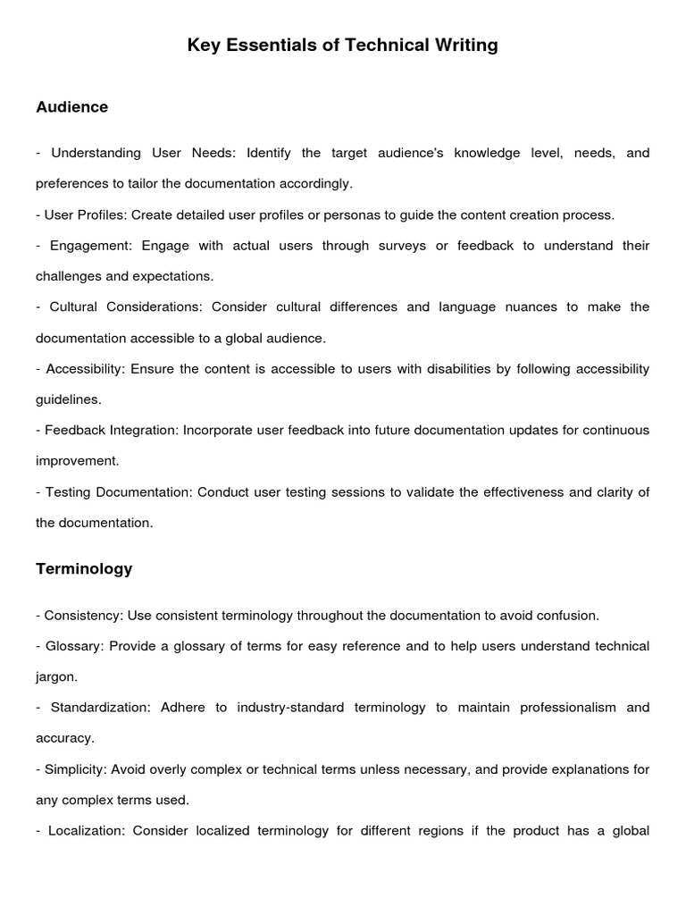 Technical Writing for User Needs | PDF | Documentation | Information