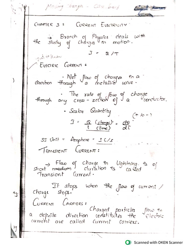 Current Electricity XII-phy | PDF