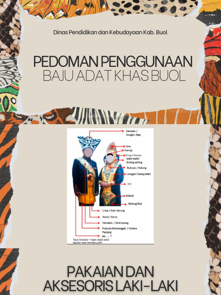 Pedoman Baju Adat Khas Buol | PDF