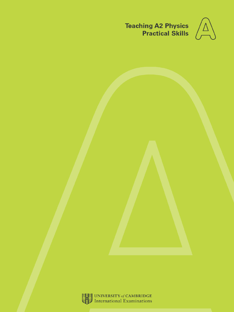 Teaching A2 Physics Practical Skills | PDF