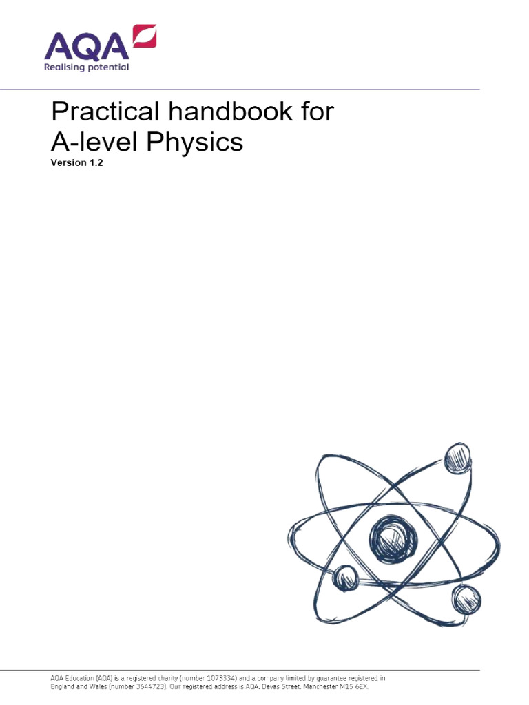 AQA Practical Handbook for a-level Physics | PDF AQA Practical Handbook for a-level Physics | PDF