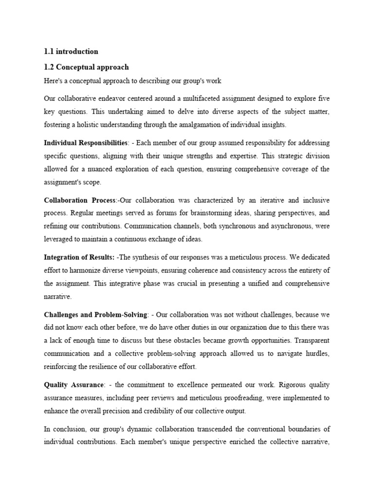 assignment intro | PDF