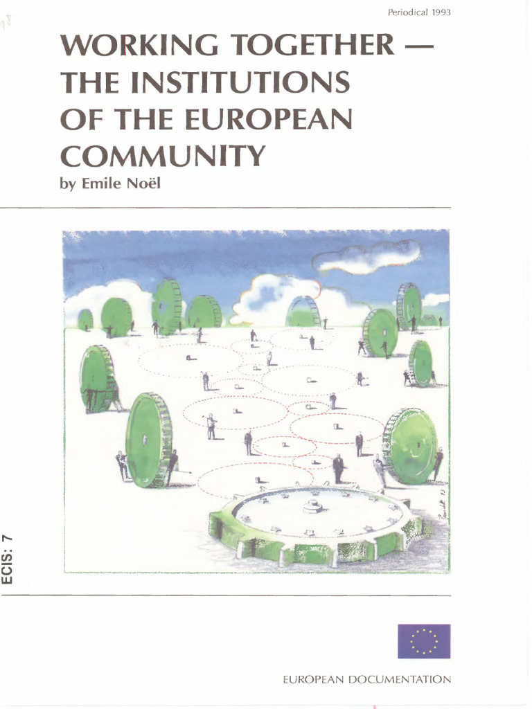 Working Together-The Institutions of The European Community | PDF ...