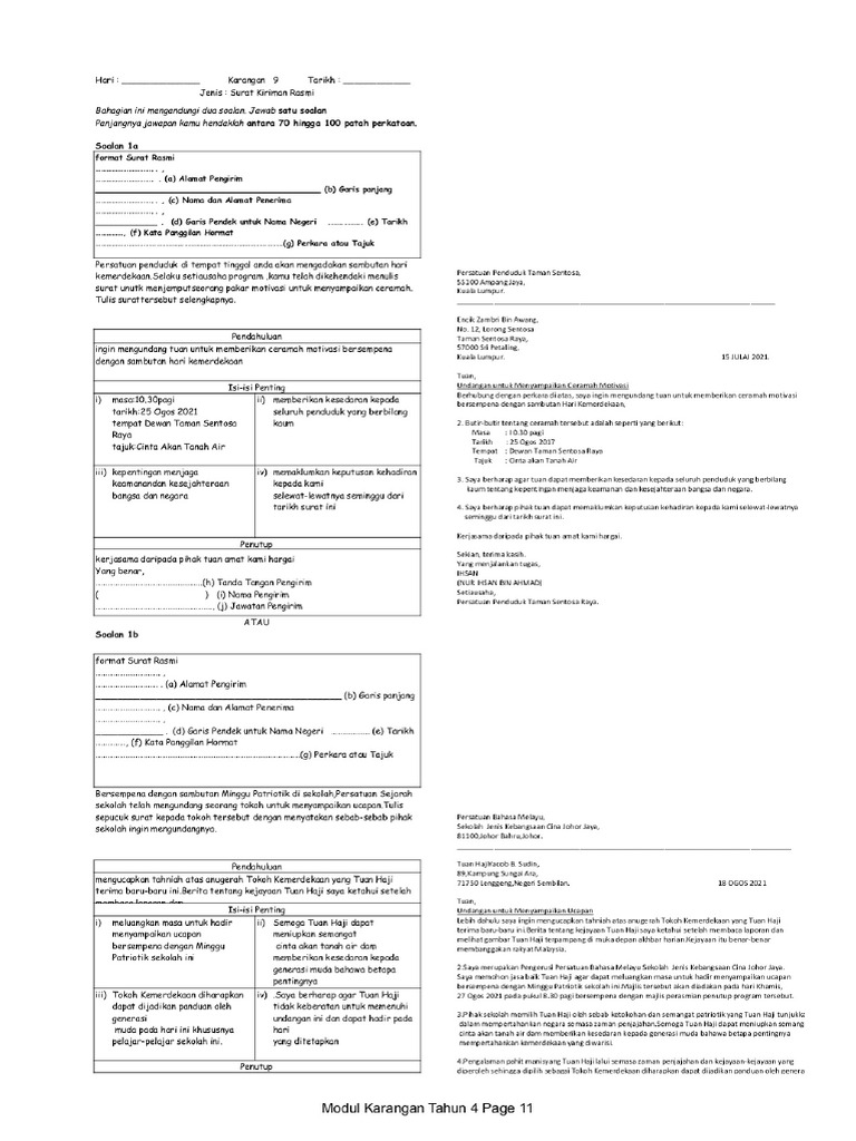 Modul Penulisan-11 | PDF