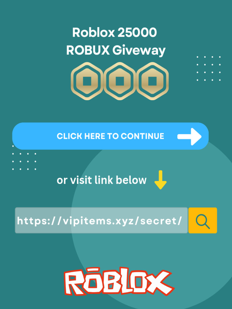 Roblox Robux Giveaway Alert | PDF