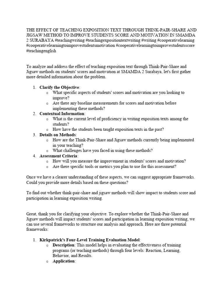 OUTLINE | PDF | Learning | Educational Assessment