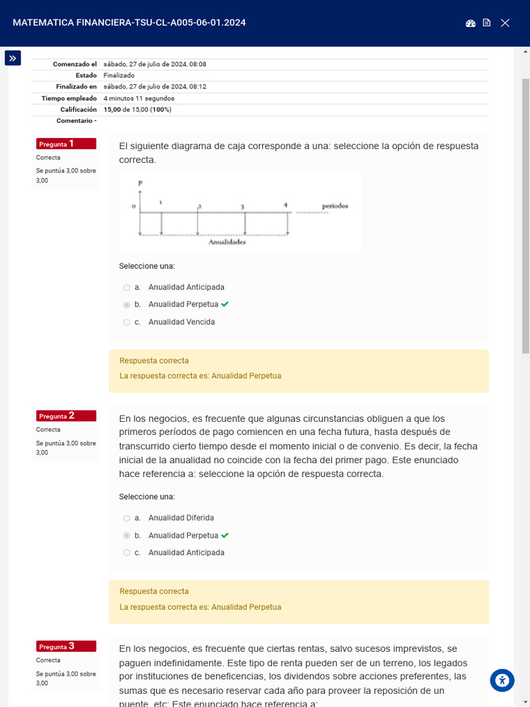 Evaluación de Anualidades Perpetuas | PDF | Valores de renta variable