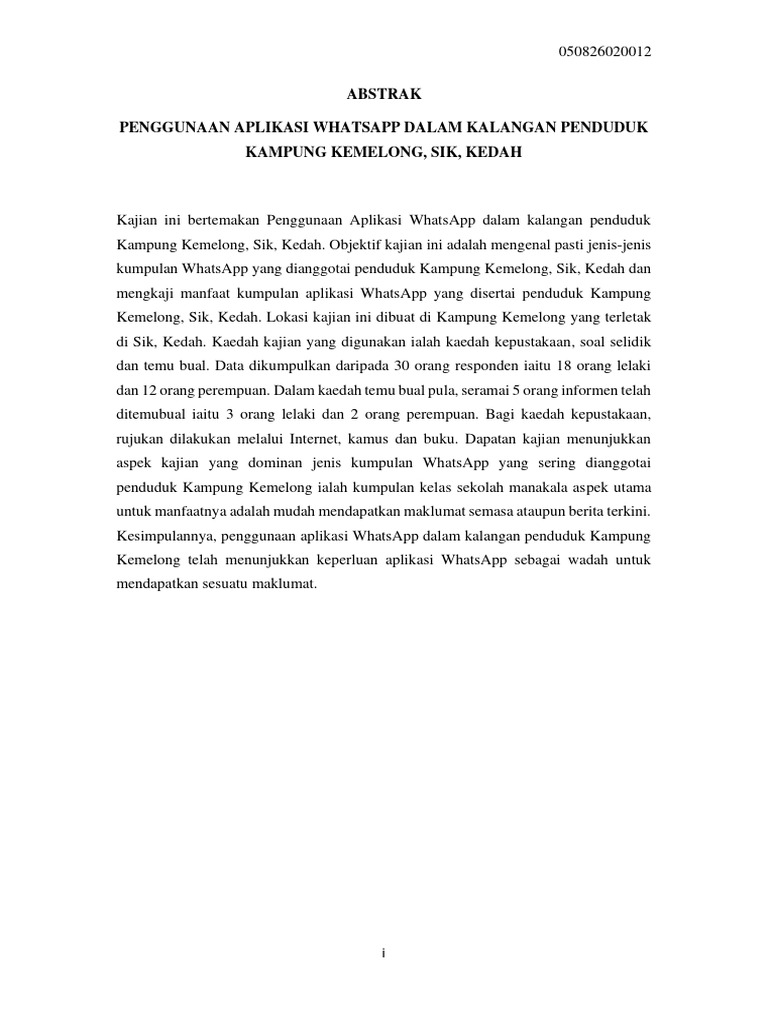 Kerja Kursus Pengajian Am | PDF