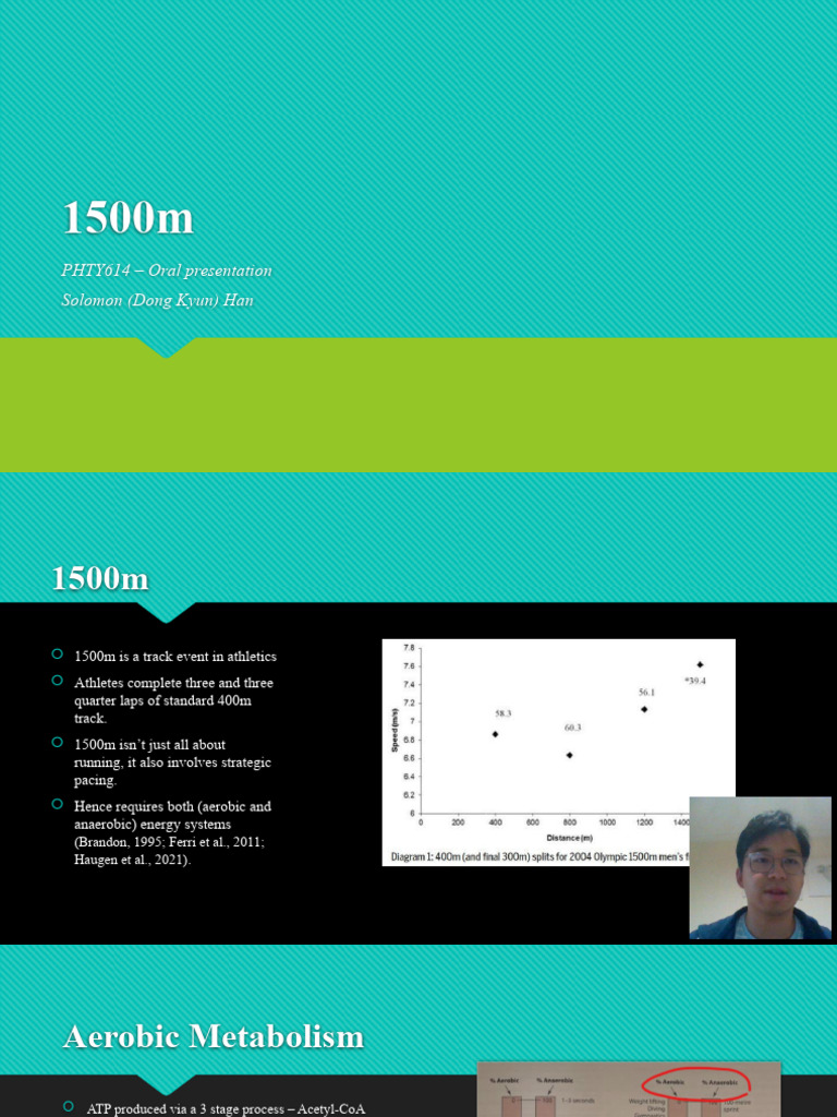 Final 1500m Presentation | PDF | Anatomical Terms Of Motion | Cellular ...