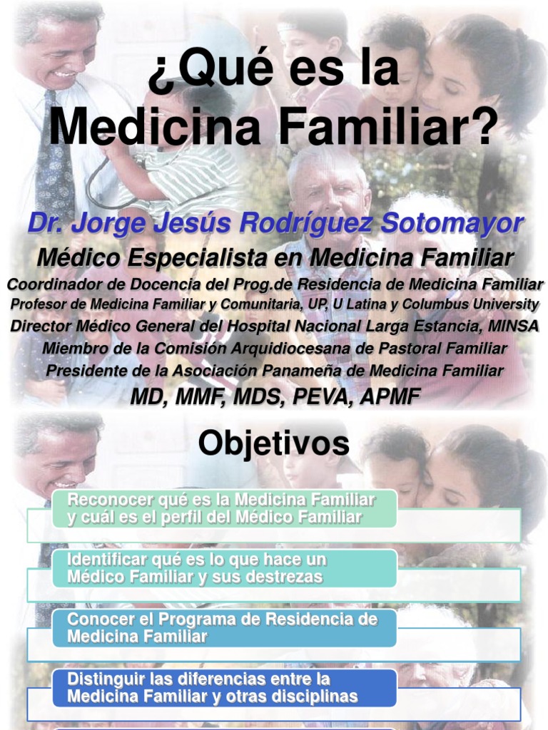 2 Qué Es La Medicina Familiar | PDF | Medicina | Cuidado de la salud