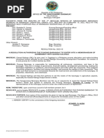 BDC SB Resolution Approving and Adopting The 3 Year BDP | PDF