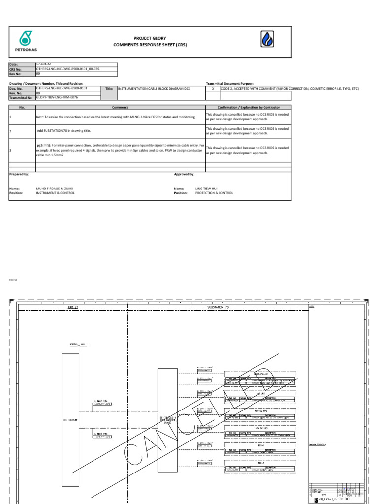Instrumentation Cable Block Diagram Update | PDF | Electrical ...