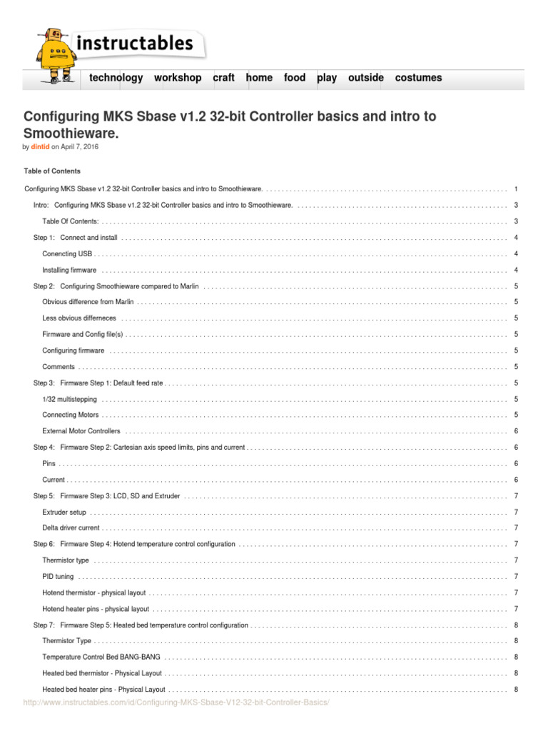 Configuring MKS Sbase V12 32 Bit Controller Basics | PDF | Ip Address | Computer Architecture