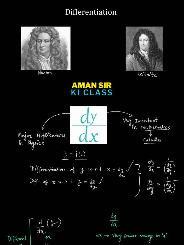 Differentiation 01 | PDF