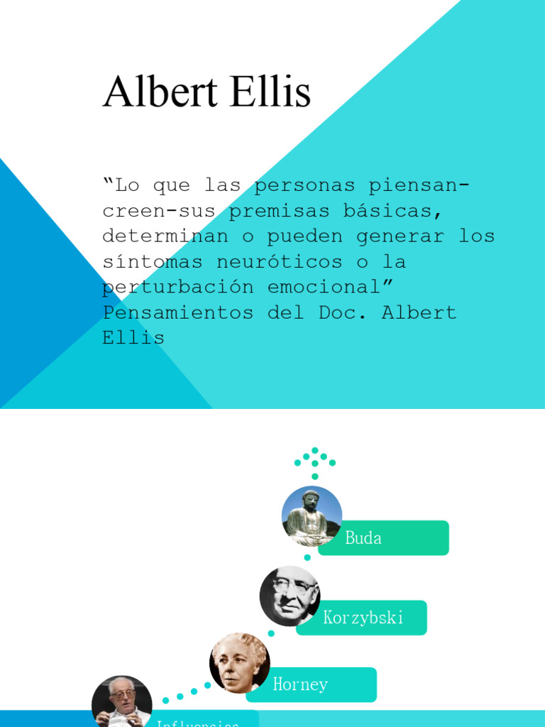 Alber Ellis TREC | PDF | Las emociones | Ansiedad