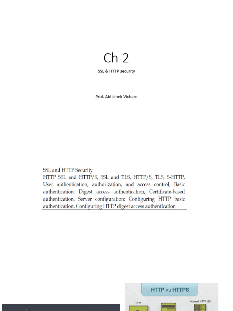 Web security Ch 2 | Download Free PDF | Web Server | Networking