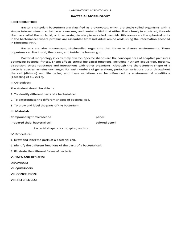 Microbiology and Parasitology Laboratory Activity No.3 1 | PDF ...